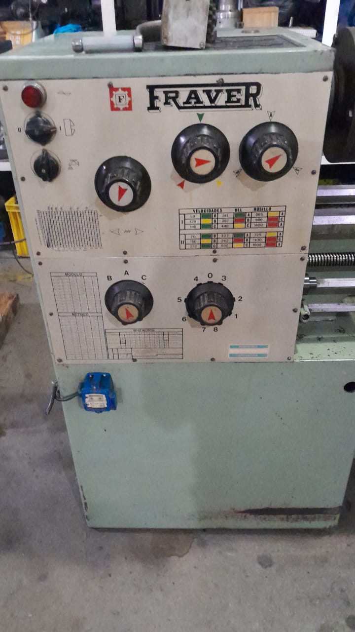Torno paralelo FRAVER CE- 1200- E – Tramar Latinoamérica